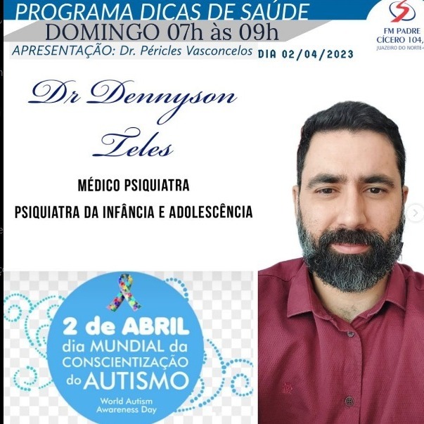 Transtorno do Espectro Autista (TEA) com Dr Dennyson - Dicas de Saúde # ...